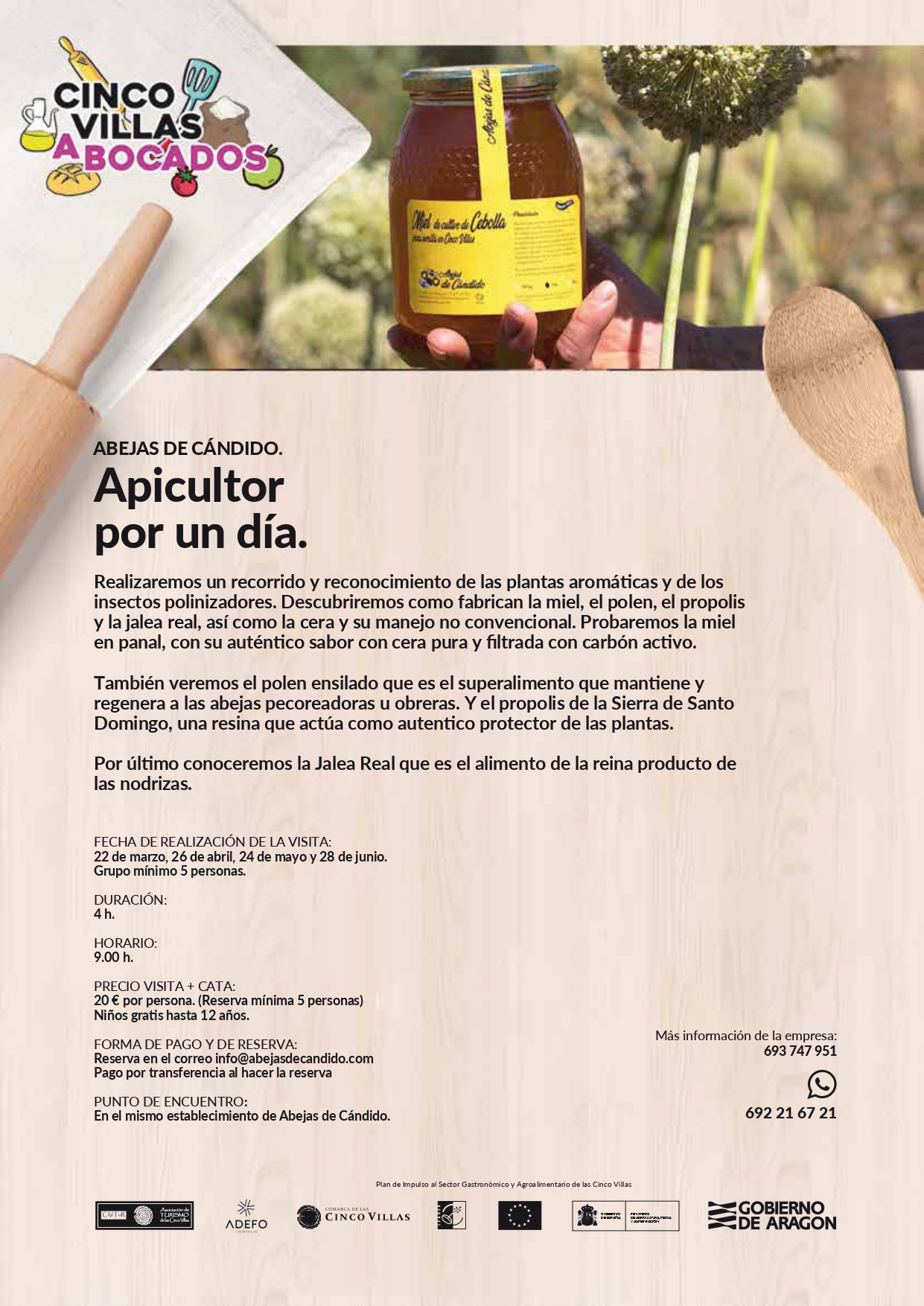 VISITAS GASTROALIMENTARIAS: Apicultor por un día. - Civitur